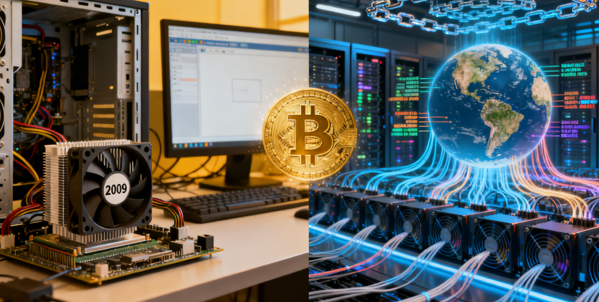 The Truth About Bitcoin Mining: From CPU to the Global Hash Rate Battle ...