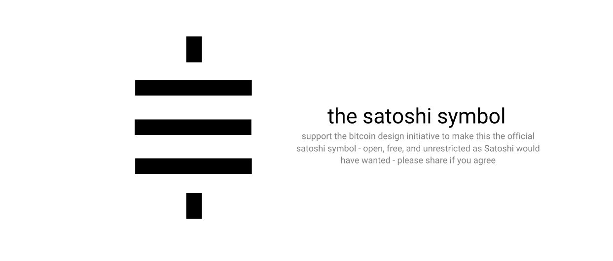 Sat Symbol Initiative Attempts to Get Satoshi Design Widely Adopted by ...