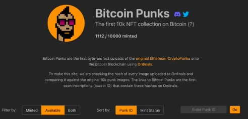 教程：如何铸造比特币网络上的OrdinalPunks NFT？ - AiCoin