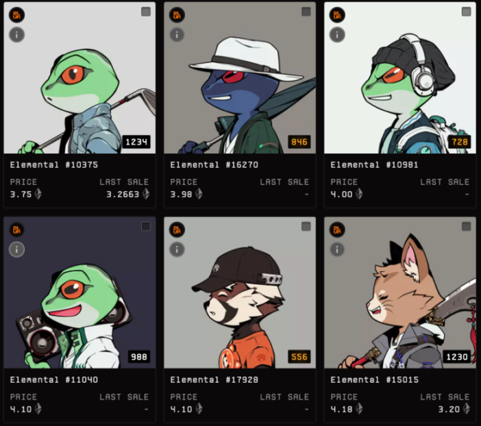 Azuki Elementals 发售复盘：NFT PFP 的黄昏 - AICoin