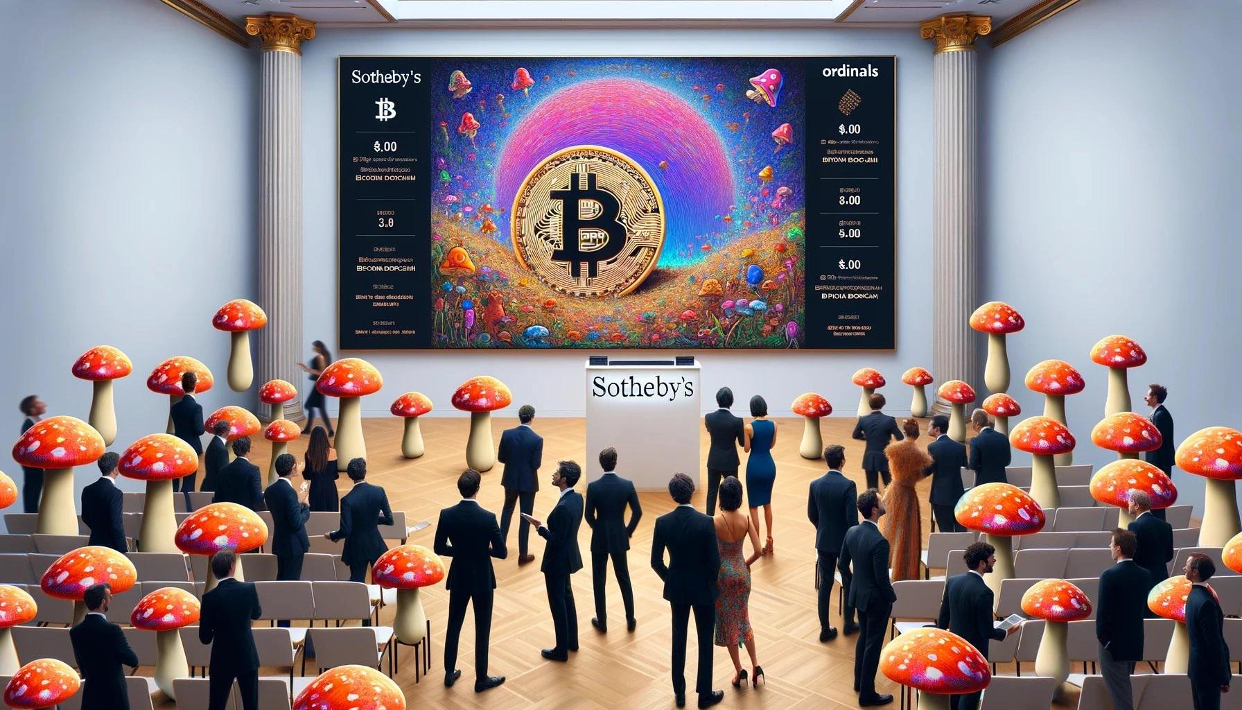The first Bitcoin NFT to be listed on Sotheby's, what is the story ...