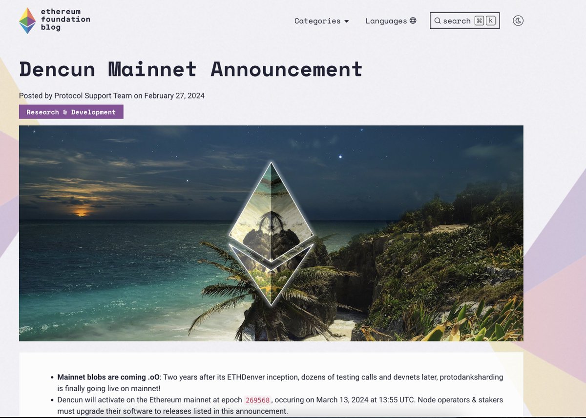 坎昆升级启动在即，ETH 会迎来上涨吗？ - AiCoin