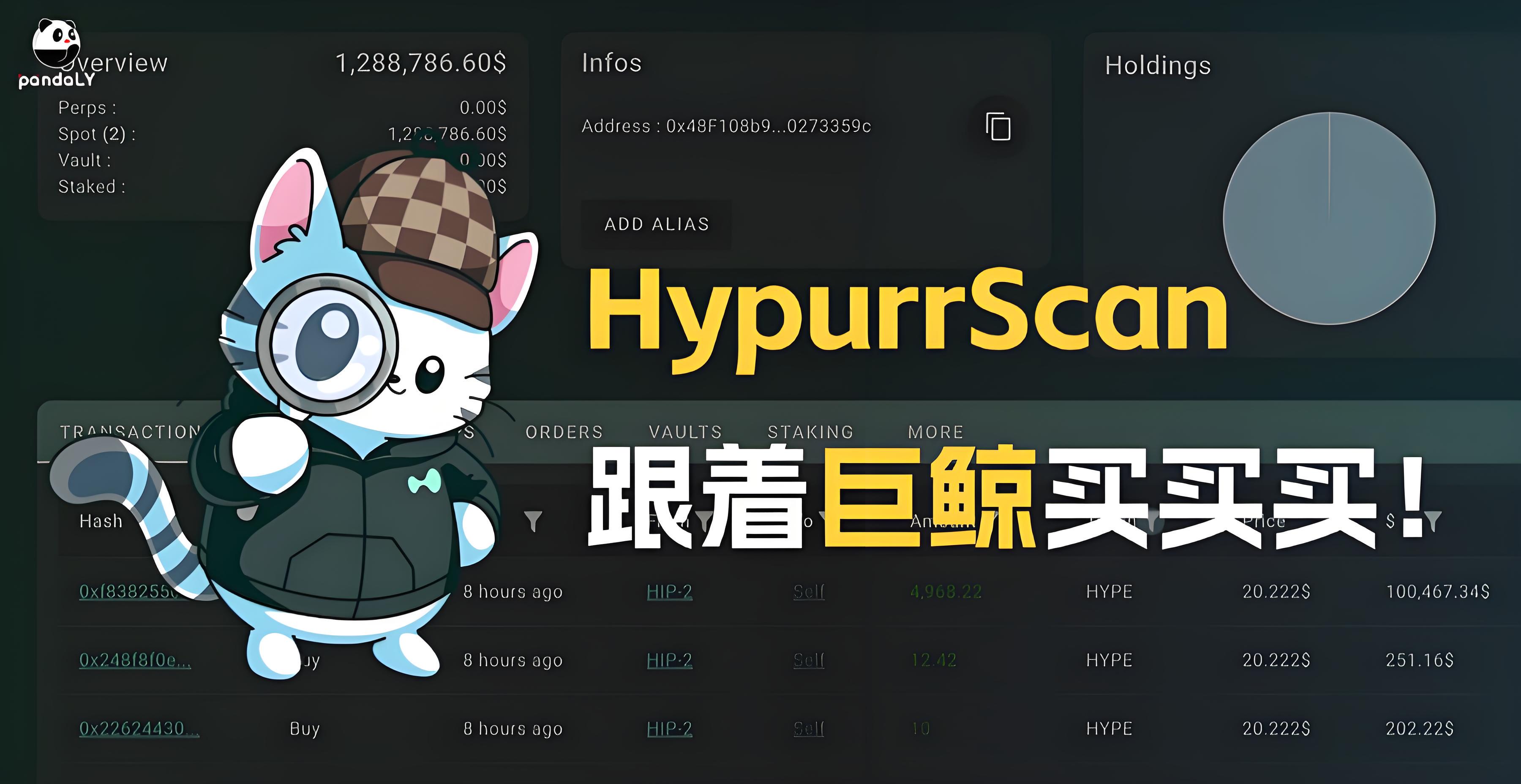 巨鲸导航：Hyperliquid 生态最强链上监控工具HypurrScan - AiCoin